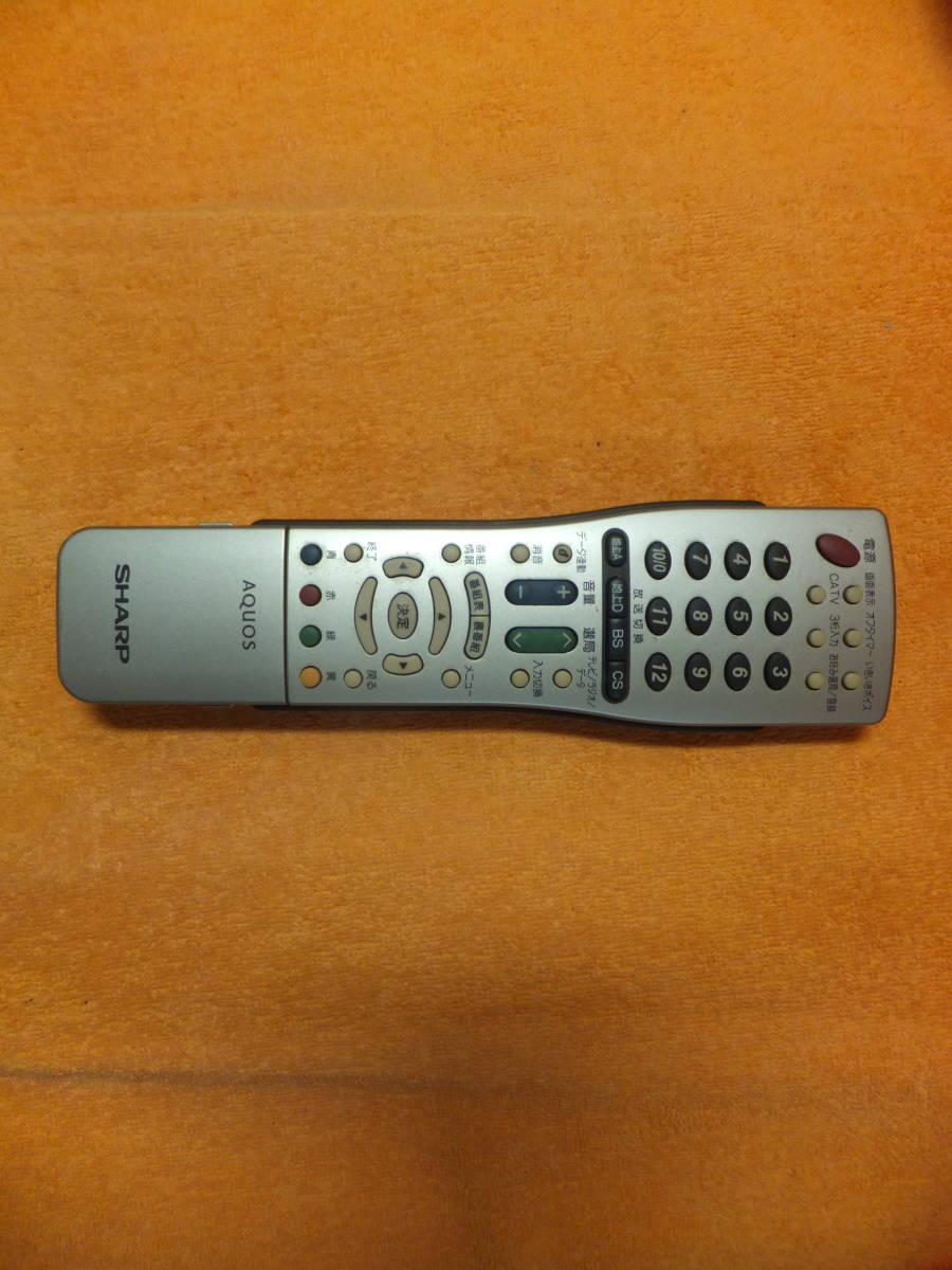 O4380 SHARP シャープ/AQUOS テレビ用リモコン/GA410WJSA(リモコン)｜売買されたオークション情報、yahooの商品情報をアーカイブ公開 - オークファン（aucfan ...