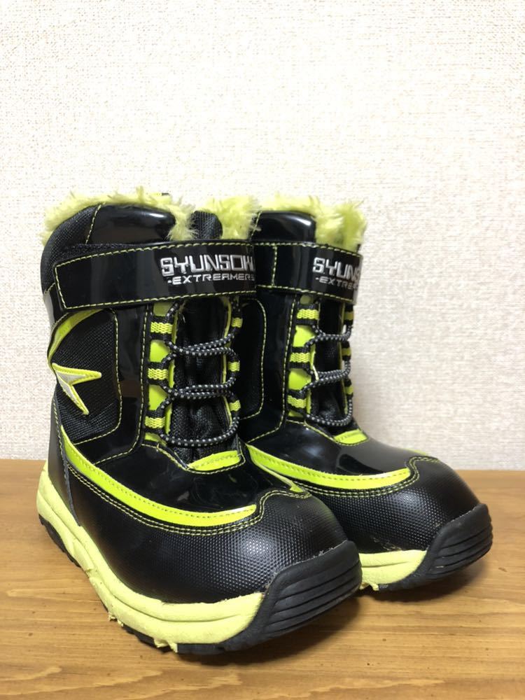 瞬足 スノーブーツ SYUNSOKU 雪遊び 18.0cm EEE 3E 黒 キッズ スノーシューズ 防水 防寒(18cm～)｜売買されたオークション情報、yahooの商品情報をアーカイブ公開 ...
