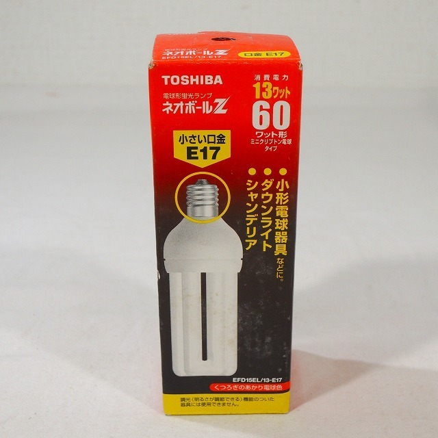 ネオボールZ EFD15EL/13-E17 東芝 E17 電球色 13W 電球蛍光ランプ(蛍光灯)｜売買されたオークション情報、yahooの商品情報をアーカイブ公開 - オークファン ...