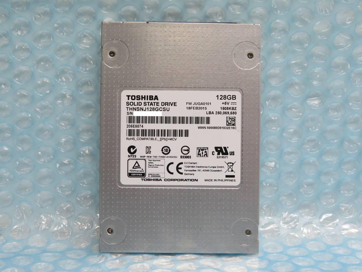 TOSHIBA SOLID STATE DRIVE THBSNJ128GCSU 128GB 2.5インチ 7ミリ SSD(128GB～)｜売買 ...
