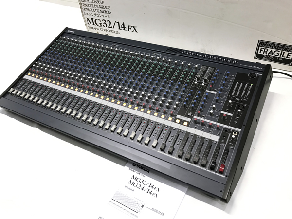 良品 YAMAHA MG32/14FX 32ch ミキサー ヤマハ 元箱付(ミキサー)｜売買されたオークション情報、yahooの商品情報を ...