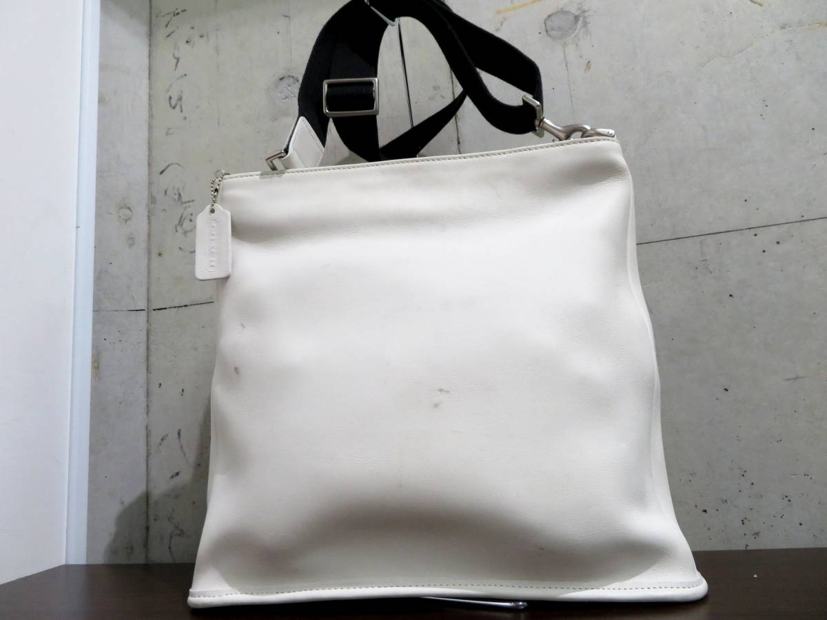 COACH コーチ 9432 ショルダーバッグ ホワイト レザー(女性用)｜売買されたオークション情報、yahooの商品情報をアーカイブ公開 ...