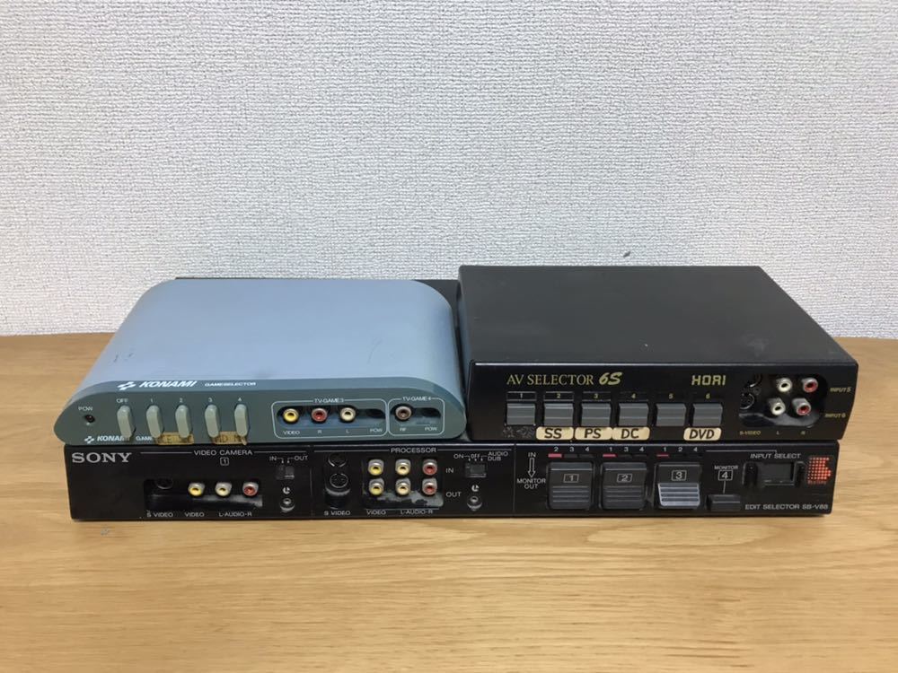 KONAMI コナミ ソニー ゲームセレクター RU003 HORI SELECTOR 6S SONY SB-V88 ジャンク(その他)｜売買 ...