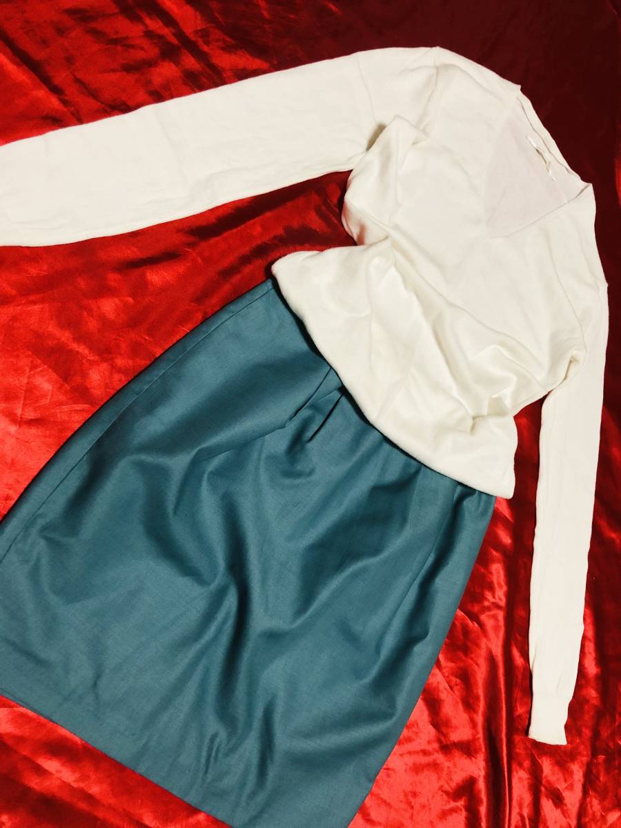 Vネックカットソー AZUL BASIC &ミニスカート タイトスカート つるてろ裏地有 フェチ &パンスト MORI HANAE 清楚系コーデ OL 女装 マニア(その他)｜売買された ...