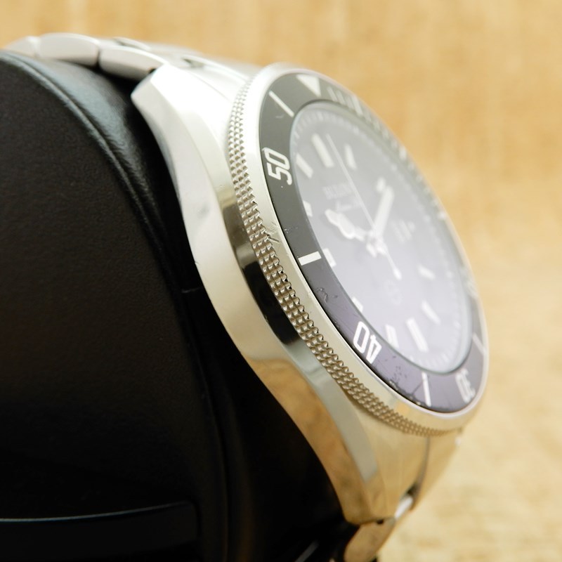 ♩1000円 ♩ Bulova MarineStar Ref.98B203 SS QZ/ブローバ マリンスター ステンレス クォーツ/純正竜頭 ...