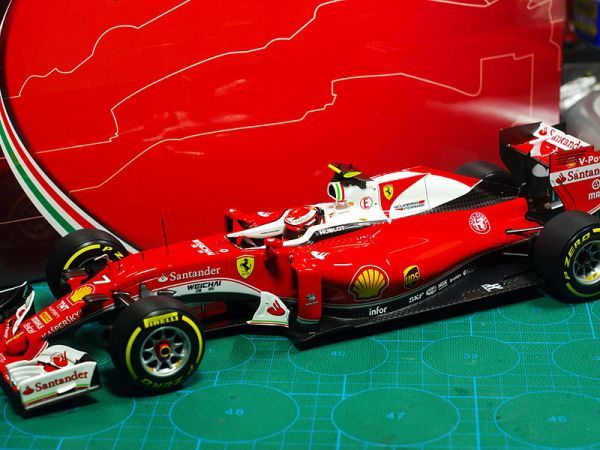 フェラーリ SF16-H #7 K.ライコネン 2016 オーストラリア GP 1/18 BBR BBR181607｜レーシングカー