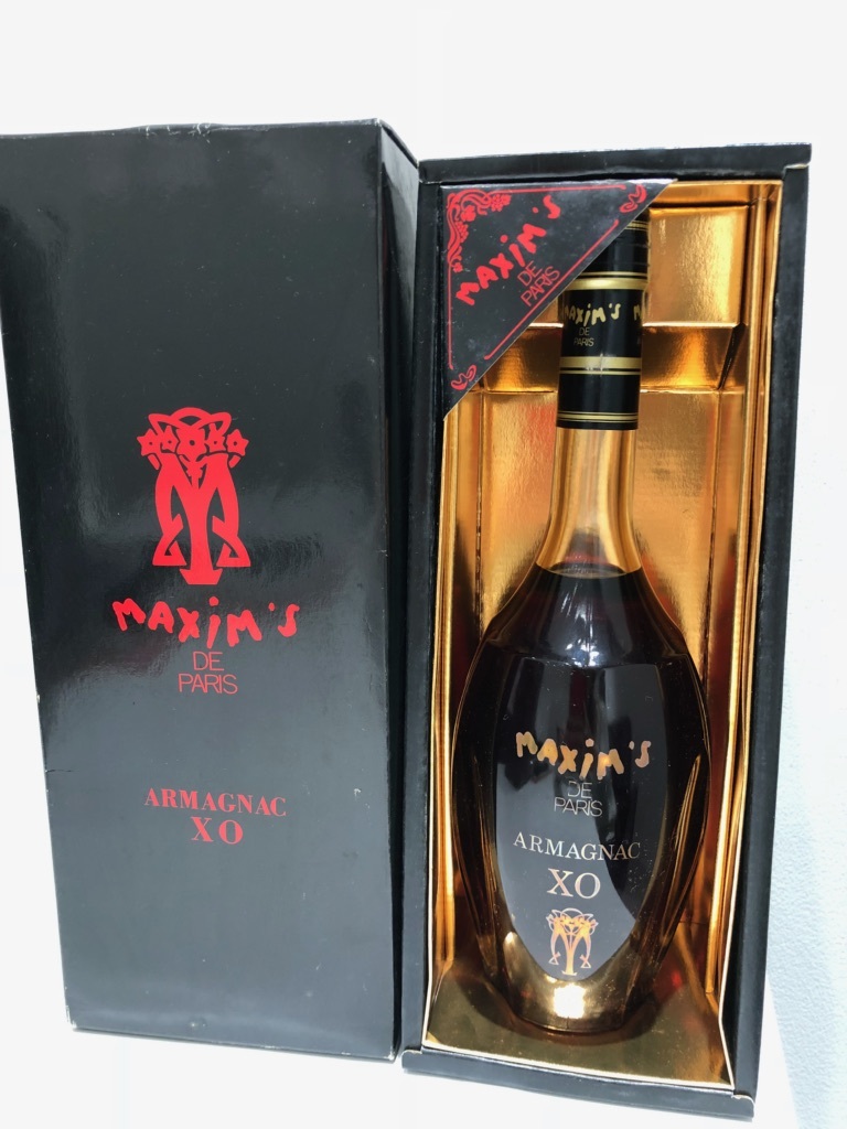 古酒 オススメ MAXIM'S DE PARIS ARMAGNAC XO brandy マキシム パリス アルマニャック ブランデー ...