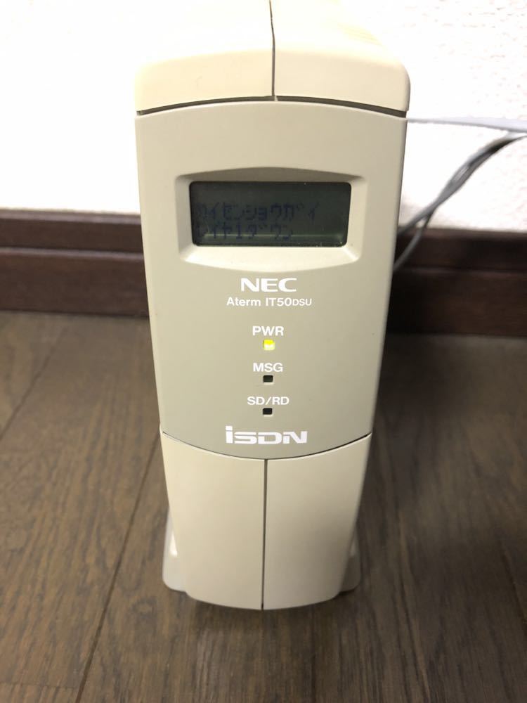 福岡県にて引取OK NEC ISDN Aterm IT50 DSU ターミナルアダプタ TA PC-IT50D1A(NEC)｜売買された ...