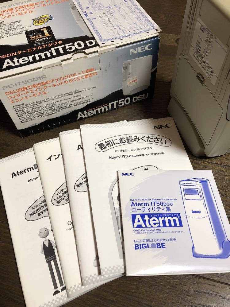 福岡県にて引取OK NEC ISDN Aterm IT50 DSU ターミナルアダプタ TA PC-IT50D1A(NEC)｜売買された ...