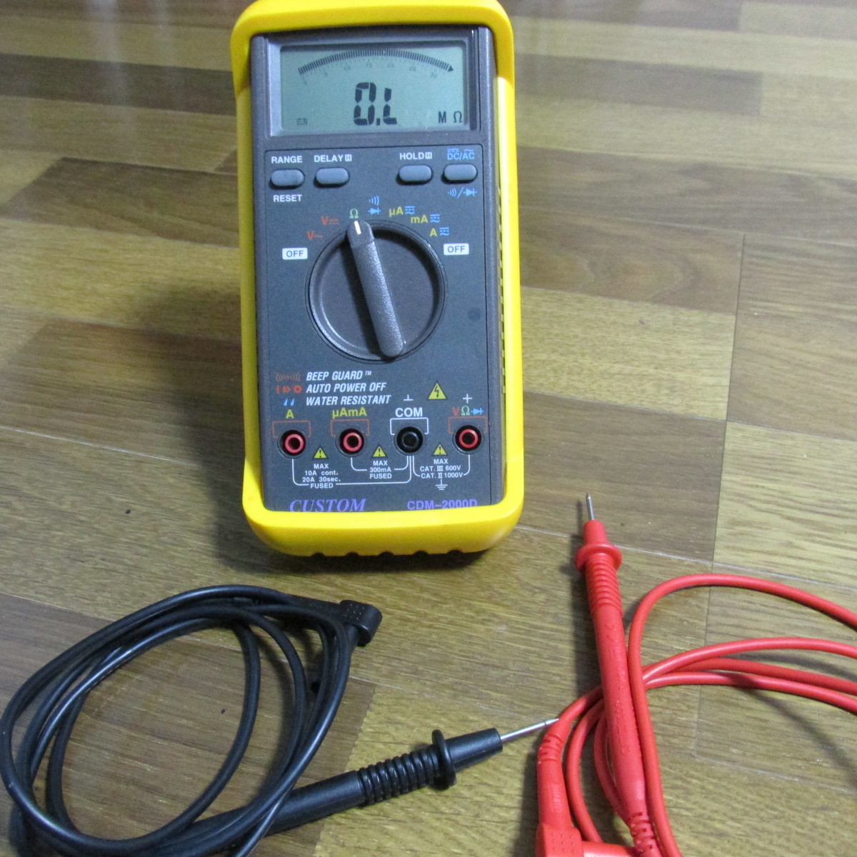 カスタム デジタルマルチメータ CDM-2000D ひと月のみ使用の 品 完全赤字放出品(電気計測器)｜売買されたオークション情報、yahooの商品情報をアーカイブ公開 - オークファン ...