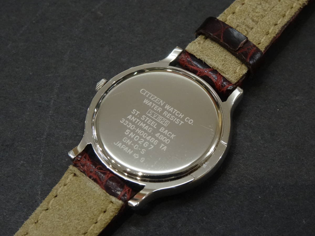 CITIZEN シチズン 3330-H00486 エクシード レディース SV925 EXCEED 革ベルト クォーツ(エクシード)｜売買され ...