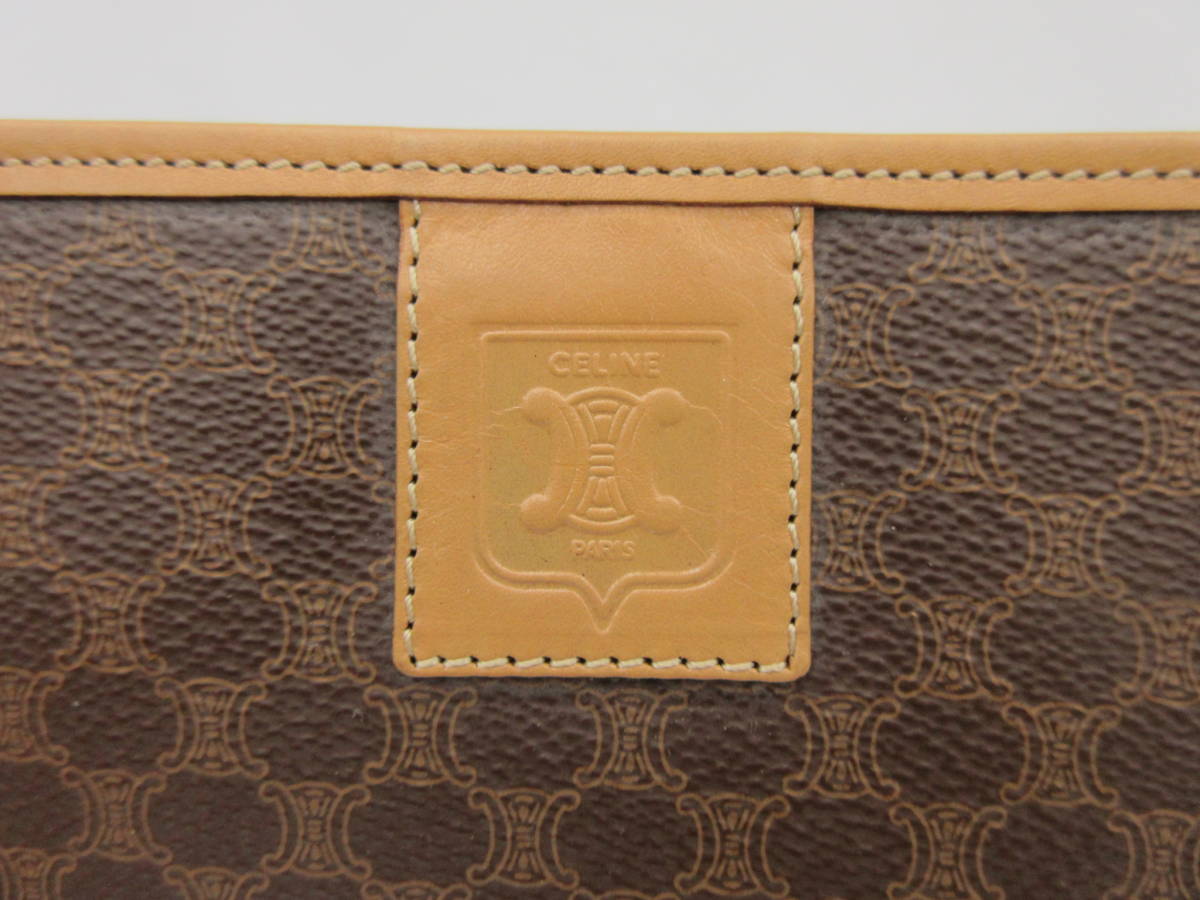 バッグ02 本物 OLD CELINE ポーチ オールドセリーヌ/セカンドバッグ/riri swiss/イタリア製/ITALY/M16/2 ...