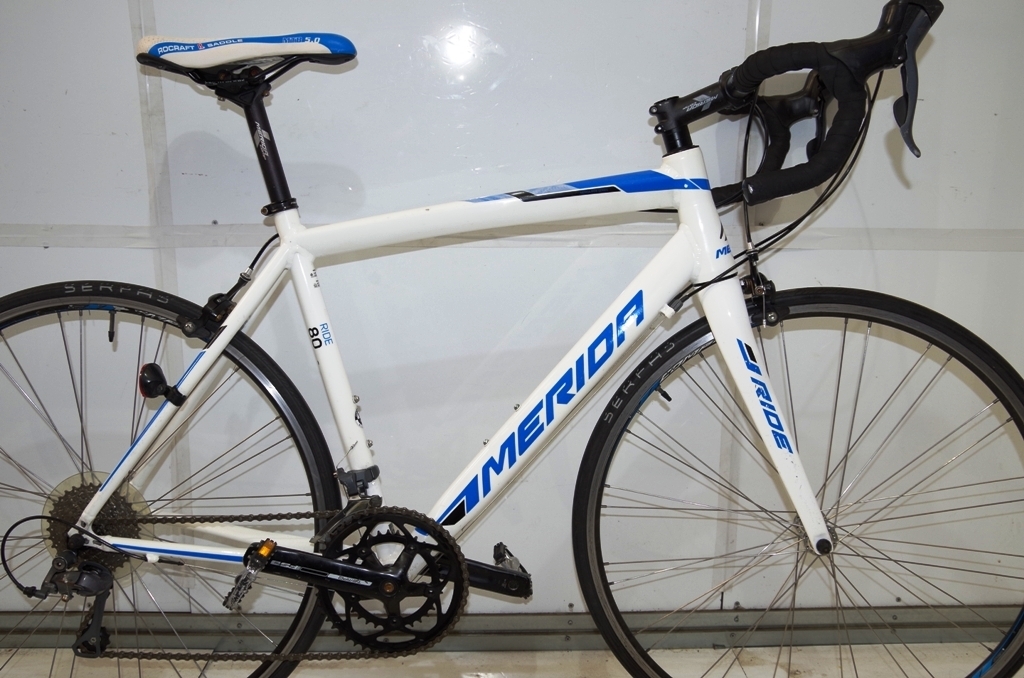 MERIDA RIDE 80 700C ロードバイク アルミフレーム 16段ギア CT520mm(500mm～)｜売買されたオークション情報 ...