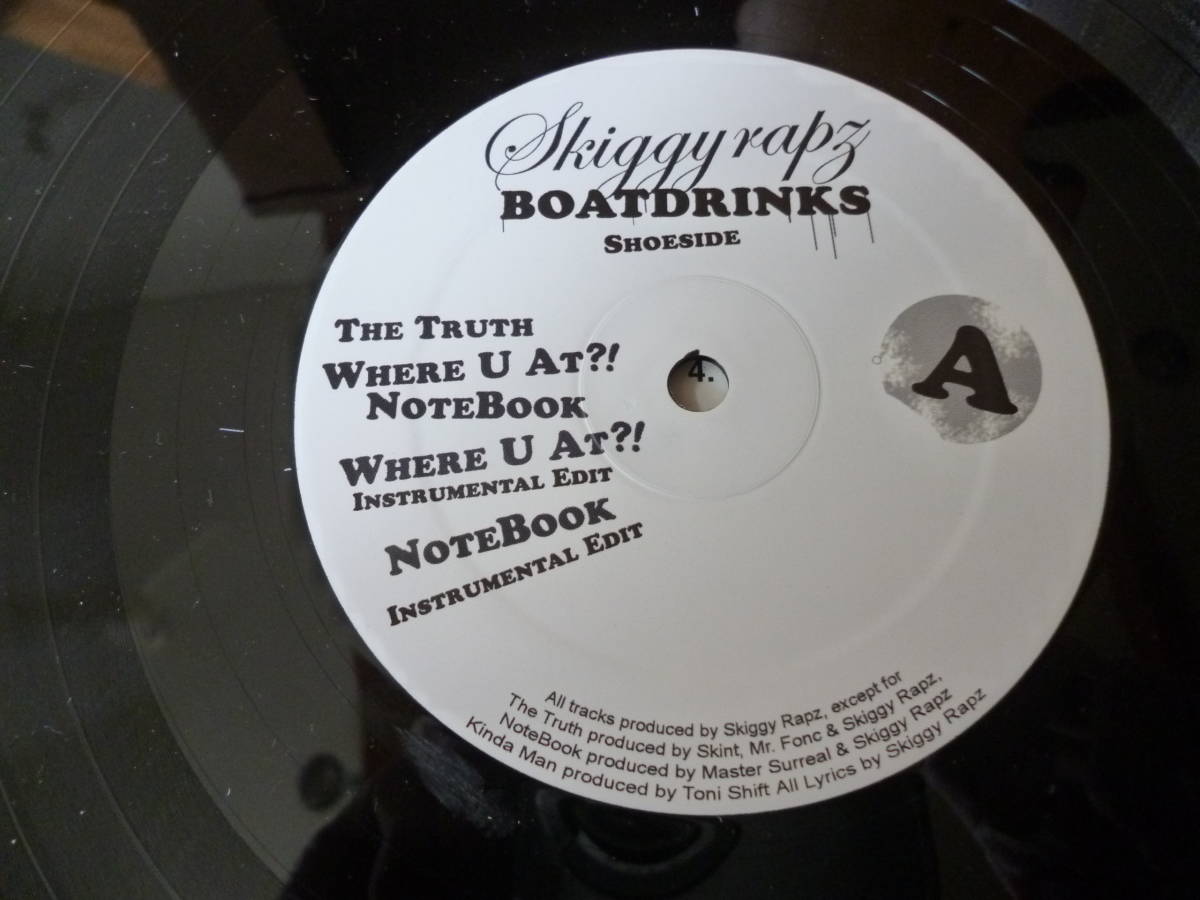 Skiggy Rapz / Boatdrinks レア12EP DOPEダッチHIPHOP The Truth / Where U At ...