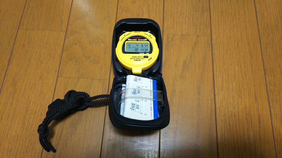 SEIKO セイコー/ストップウォッチ/S031-4000/イエロー/電池交換済み/ケース付属(セイコー)｜売買されたオークション情報、yahooの商品情報をアーカイブ公開 - オークファン ...
