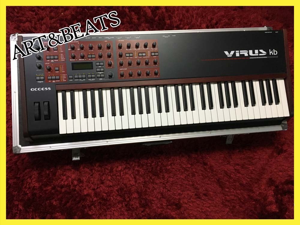 ACCESS VIRUS kb アナログ モデリング シンセサイザー ハードケース 取扱説明書 電源 CD ファット アナログサウンド 楽器 ...