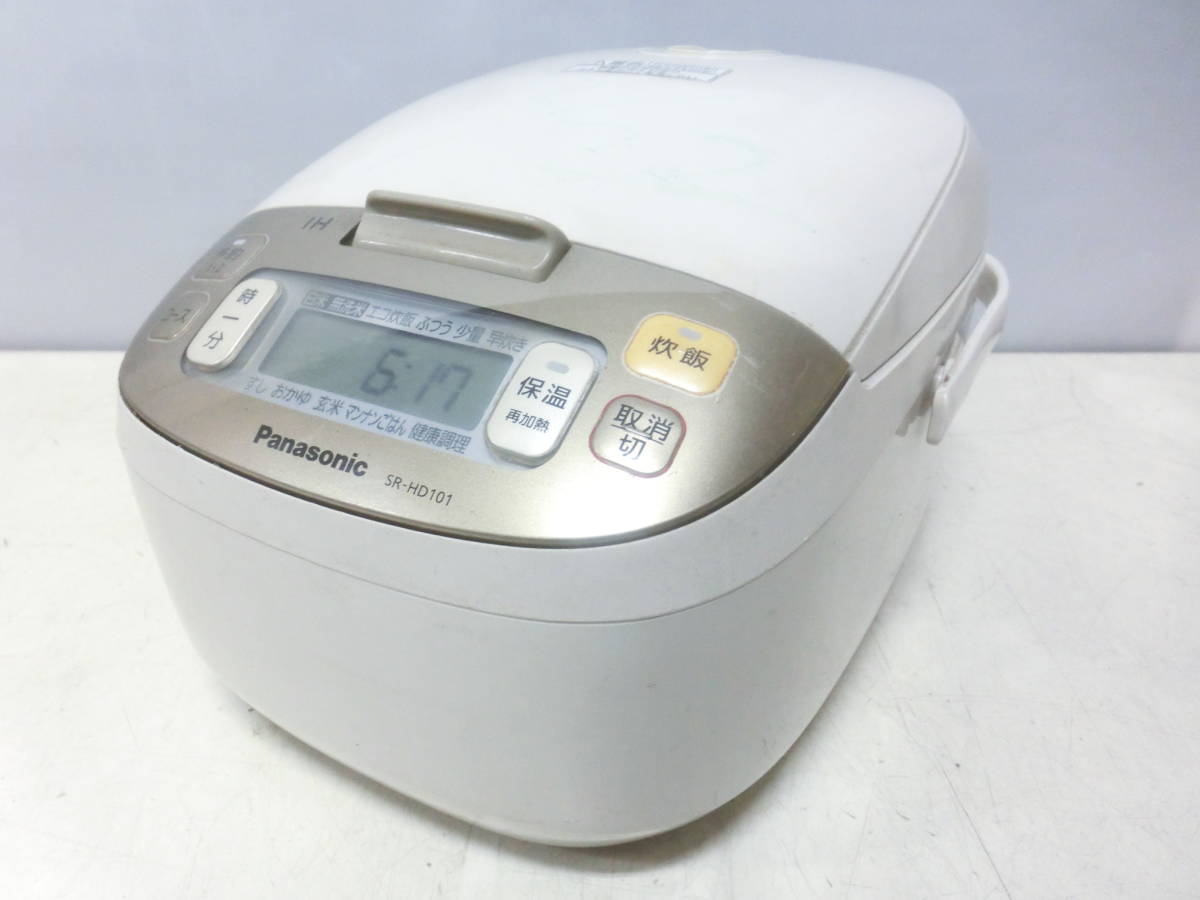 Panasonic パナソニック IHジャー炊飯器 炊飯器 1.0L 5.5合炊き SR-HD101 ベージュ 2012年製(IH)｜売買されたオークション情報、yahooの商品情報を ...