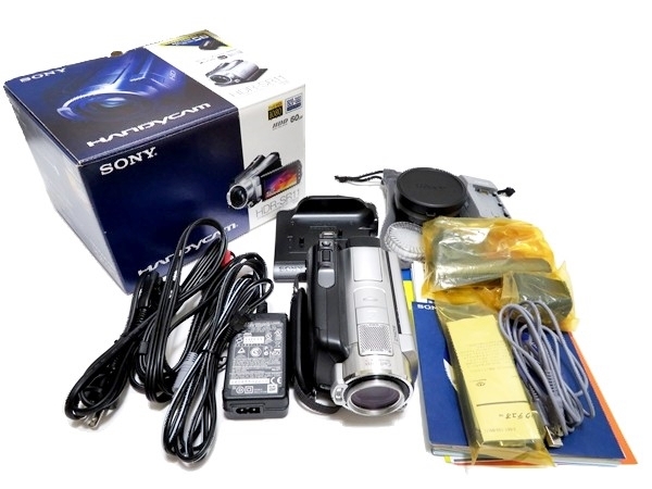 RIN096 SONY ソニー HANDYCAM ハンディカム デジタルHDビデオカメラレコーダー HDR-SR11 箱付き 1000円 ...