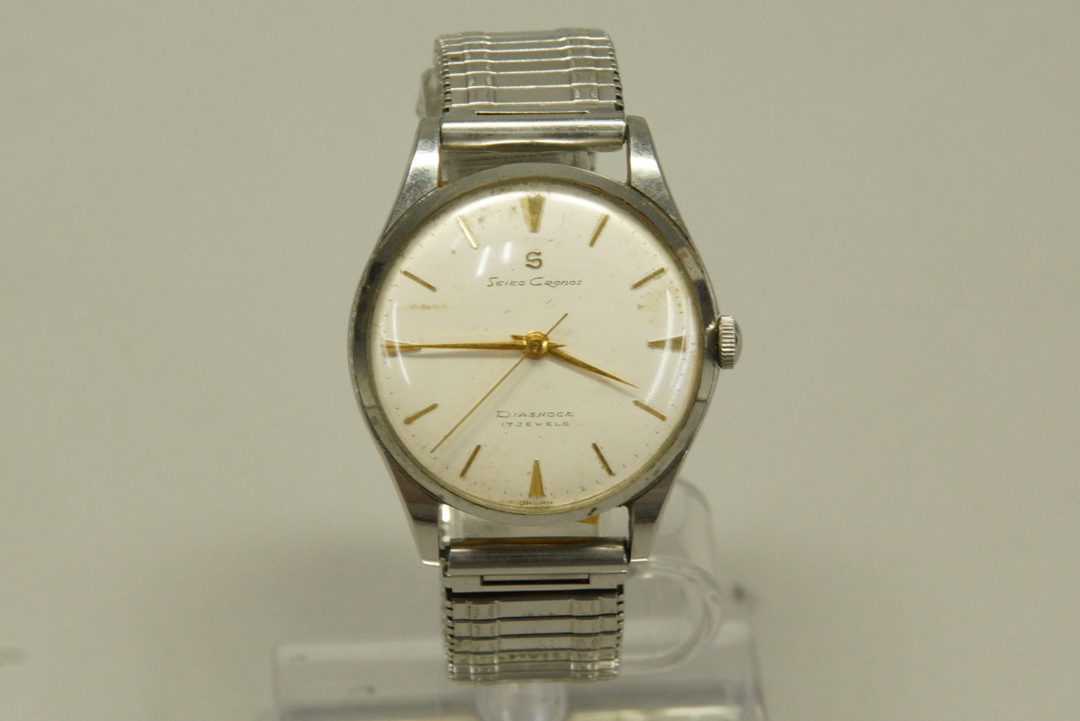 n31 SEIKO CRONOS セイコー クロノス 14038 17石 Sマーク 腕時計 手巻き メンズ(セイコー)｜売買されたオークション情報、yahooの商品情報をアーカイブ公開 ...
