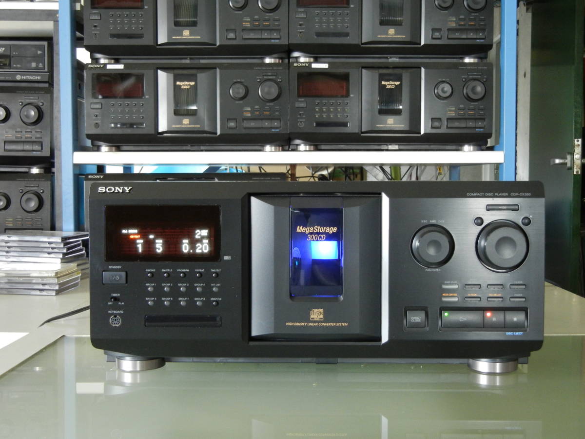 SONY CDP-CX350 300枚CDチェンジャー超 保証付 純正リモコン 取説付(ソニー)｜売買されたオークション情報、yahooの商品 ...