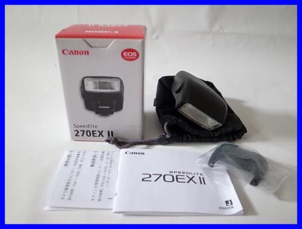 1円スタート CANON Speedlite 270EX II キャノン スピードライト(キヤノン用)｜売買されたオークション情報、yahoo ...