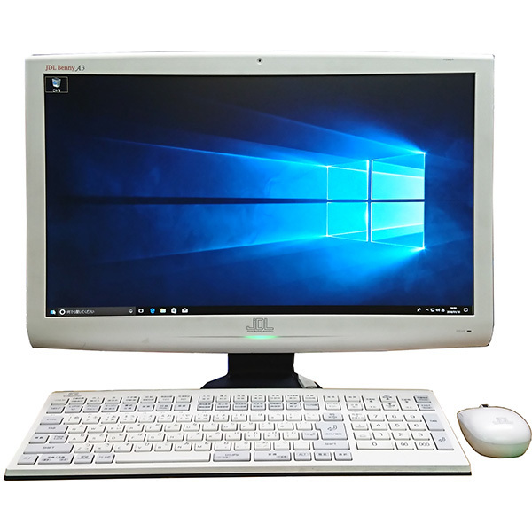 JDL フルHD一体型PC Benny A3 Celeron 2980U 1.6GHz/8GB/ハイブリッド1TB/DVD/Webカメラ/Windows10-64bit 専用財務管理キーボード ...