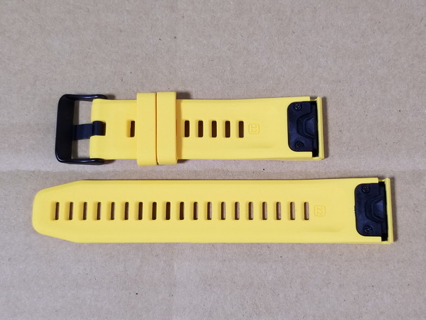 QF 黄 イエロー GARMIN 換えバンド ベルト Instinct Fenix5 Foreathlete 935 945 Approach S60 ガーミン Forerunner クイック ...