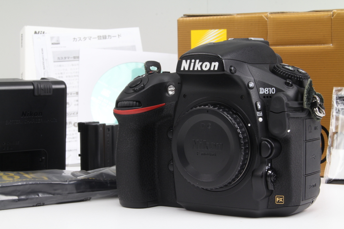 送料無料 | 動作保証 | 美品 】 Nikon D810 ボディ 【 新品SDカード16GB 付 】｜家電、AV、カメラ