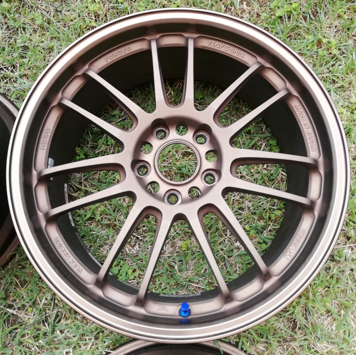 レイズ RE30 18インチ 9J +50 PCD114.3 RAYS VOLK RACING RE30 鍛造 軽量 VAB GVB GRB ...