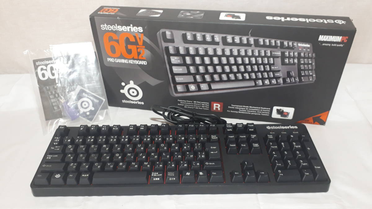 Steel Series 6Gv2 Red Switch Japan PN64263 ゲーミングキーボード 日本語配列 USB-PS/2 変換(USBキーボード)｜売買されたオークション情報 ...