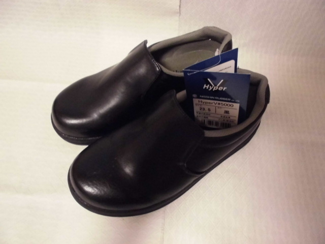 厨房シューズ 日進ゴム ハイパーVソール HyperV＃5000 23.5㎝ 黒(23.5cm)｜売買されたオークション情報、yahooの商品情報をアーカイブ公開 - オークファン ...