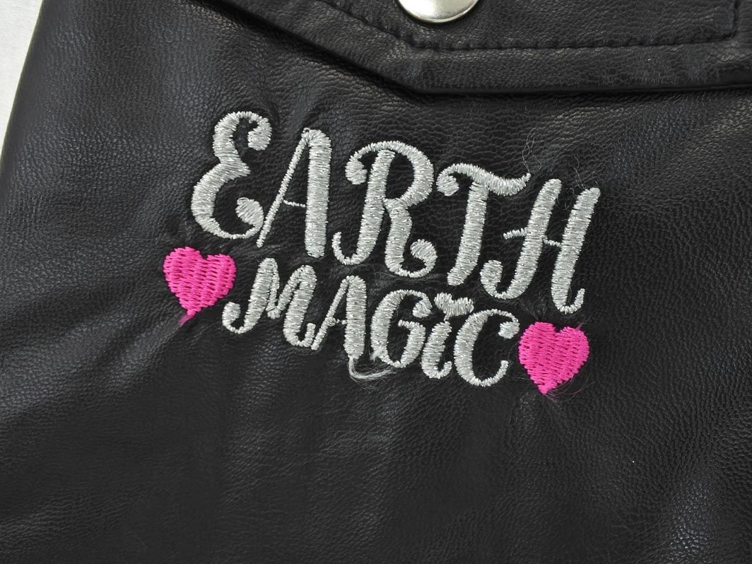 ネコポスOK EARTHMAGIC アースマジック フェイクレザー スカート風 ショート パンツ 130cm 黒 jic4(スカート)｜売買されたオークション情報、yahooの商品情報を ...
