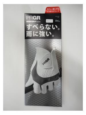 新発売 PRGR HIGH GRIP HAND GLOVE プロギア ハイグリップ ハンド メンズグローブ 24cm/WH PG-319 ...
