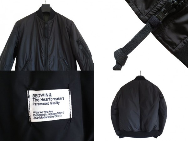 BEDWIN & THE HEARTBREAKERS DUFFY リバーシブル MA-1 フライト ジャケット 2 カーキ ブラック(BEDWIN)｜売買されたオークション情報、yahooの ...