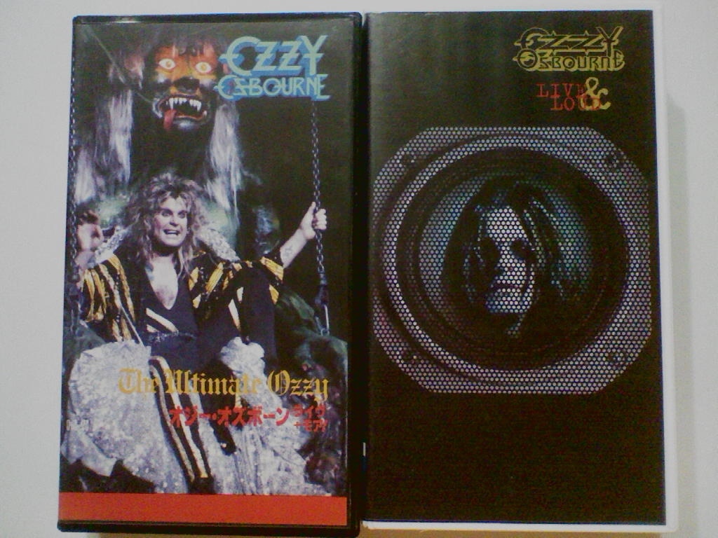 VHSビデオ THE ULTIMATE OZZY/ライブ&ラウド オジー オズボーン Ozzy" Osbourne 2本セット(ハードロック ...