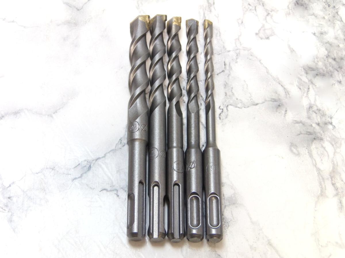 メール便発送可 コンクリートドリル刃 刃径6 14mm 5本セット 全長150mm 振動ドリルビット ハンマードリルキリ BOSCHボッシュ同等 Bh4(消耗品)｜売買されたオークション情報 ...
