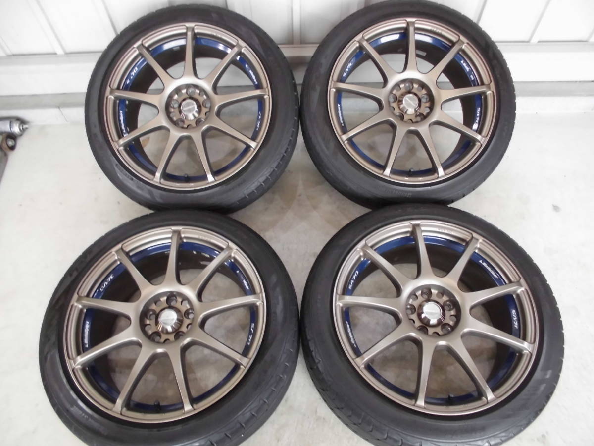 Weds Sport SA-70 17インチ 7.5J +45 100/5H 215/45R17 4本(ラジアルタイヤ)｜売買された ...