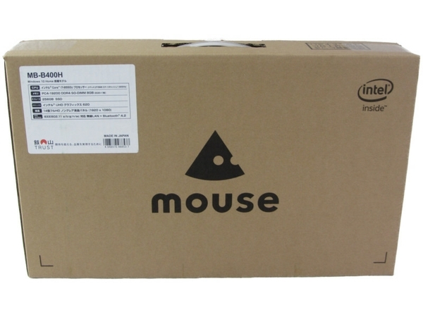 mouse MB-B400H 14型 ナローベゼルモバイル ノート パソコン Windows 10 Core i7-8550U PC マウスコンピューター N4413843(マウス ...