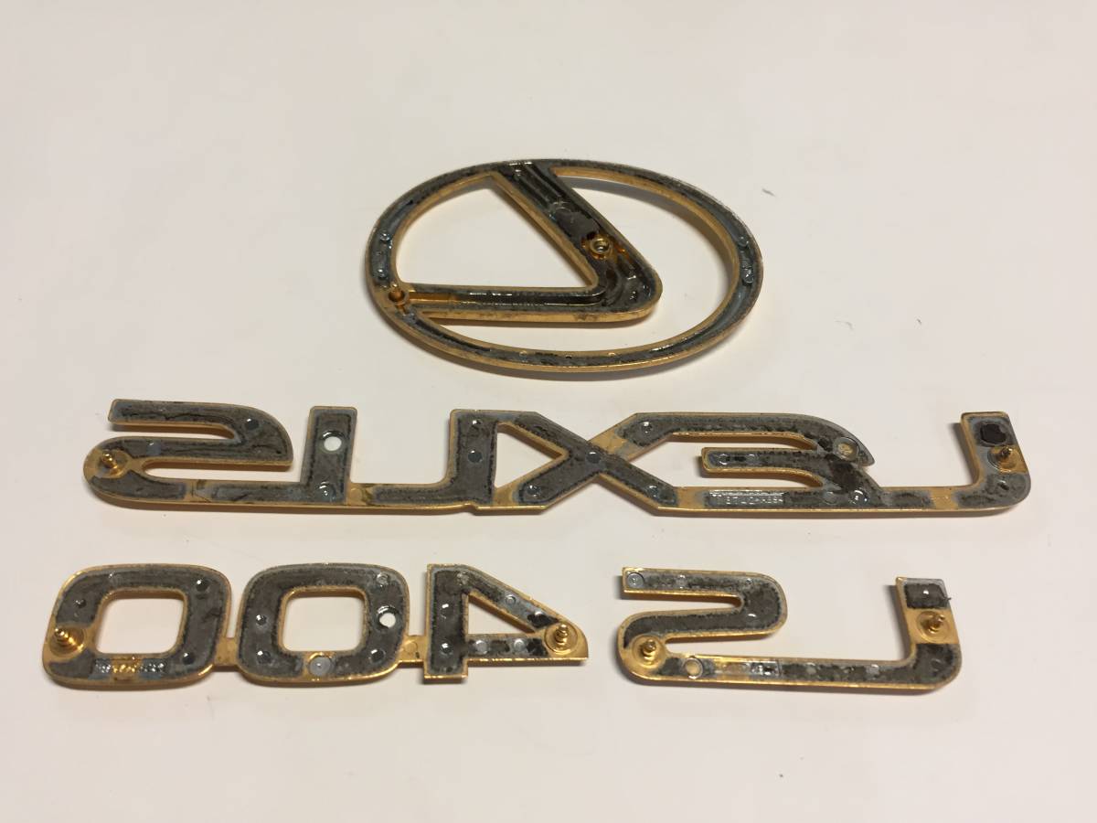 USトヨタ セルシオ UCF20 レクサス LS400 純正 ゴールド エンブレム セット 北米仕様 USDM 国内発送無料(トヨタ)｜売買さ ...