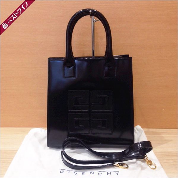 GIVENCHY ジバンシイ 2way ショルダー ハンド バッグ エナメル ゴールド金具 黒 001(女性用)｜売買されたオークション情報、yahooの商品情報をアーカイブ公開 ...