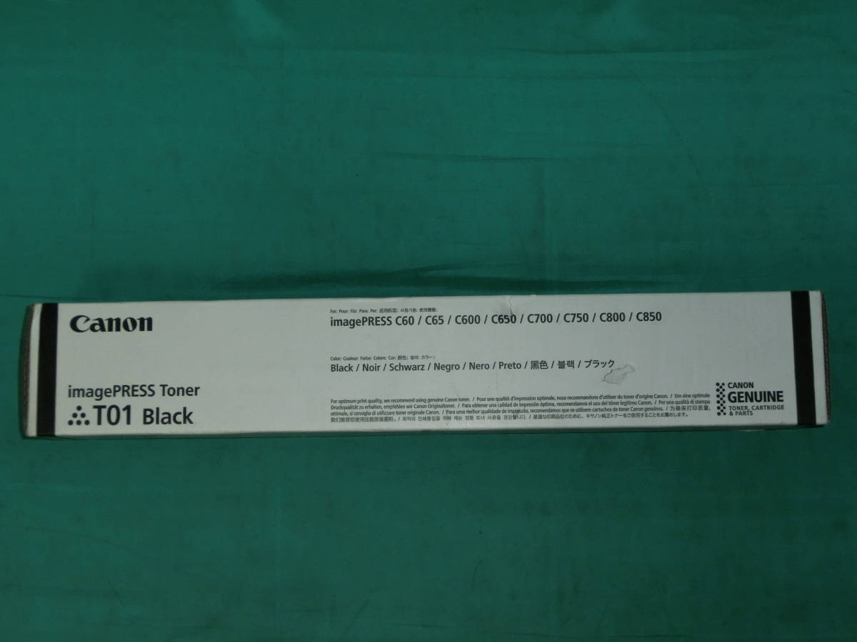 外箱に難あり imagePRESS Toner T01 Black Canon 純正 iPR C60/C65/C600/C650/C700 ...