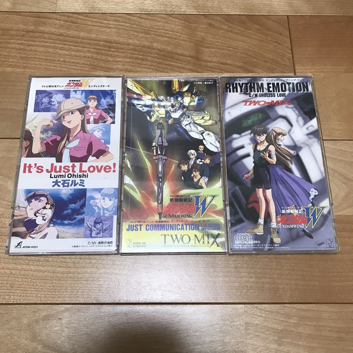 ガンダムW 8センチCD it's just love just communication rhythm emotion 3枚セット TWO-MIX(TWO-MIX)｜売買されたオークション ...