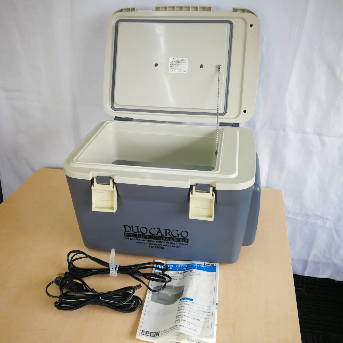 h0567 TWINBIRD ツインバード DUOCARGO デュオカーゴ 2電源式ポータブル電子冷温ボックス OR-612 温冷庫 クーラーボックス 説明書付き(ポータブル冷蔵庫)｜売買され ...