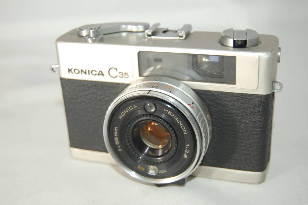 現状品 シャッターOK KONICA コニカ C35 #B-216(コンパクトカメラ)｜売買されたオークション情報、yahooの商品情報を ...