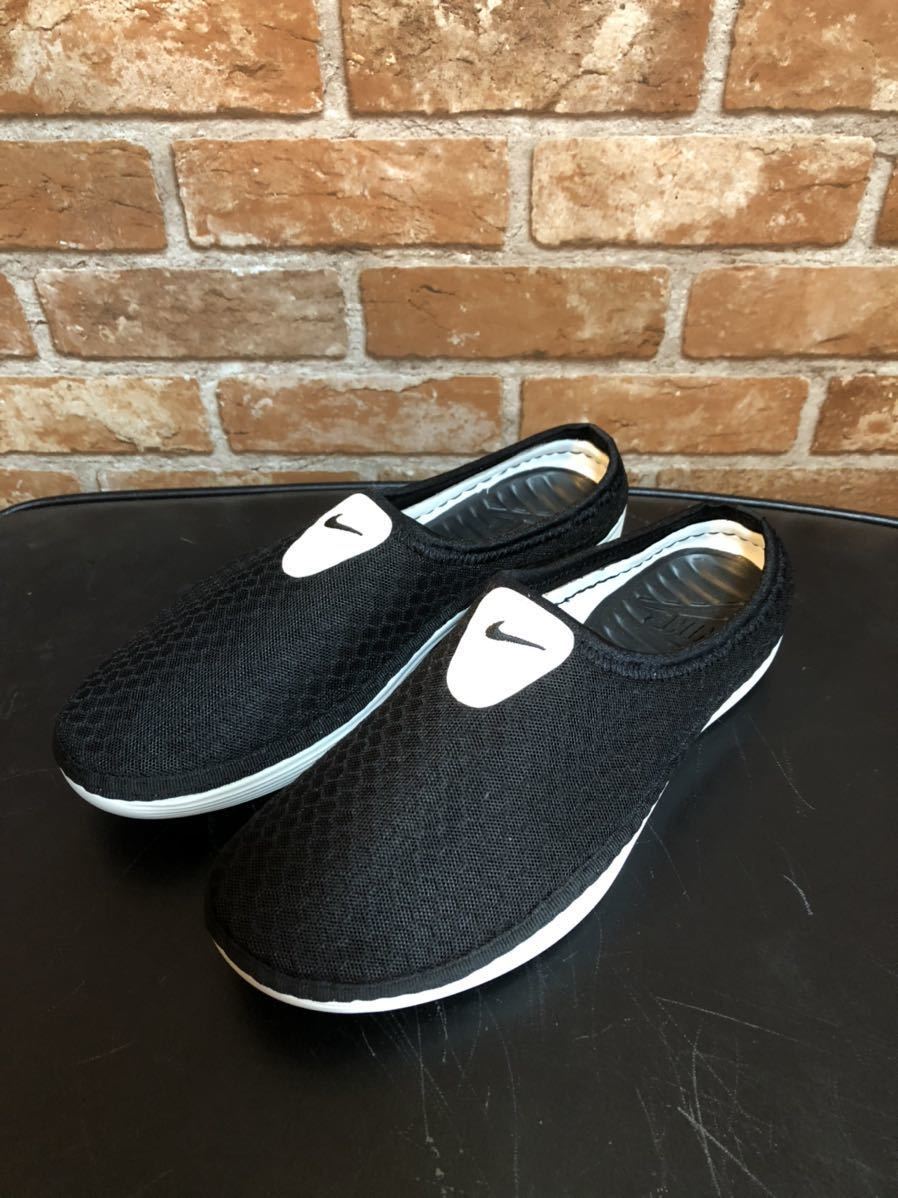 品 NIKE SOLARSOFT MULE 555346-001ナイキ ソーラー ソフト ミュール 黒 25cm(25.0cm)｜売買された ...