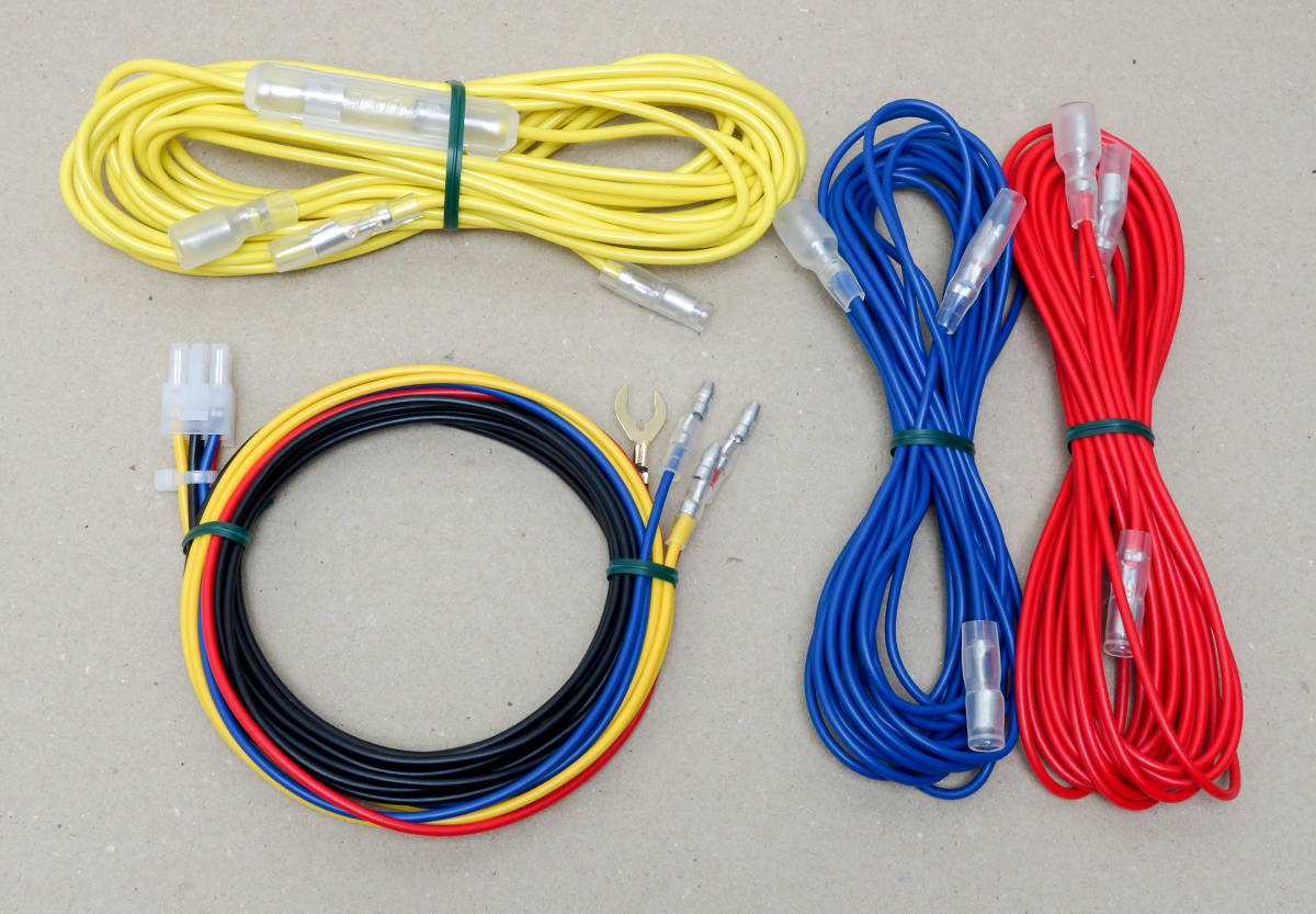 簡単取付5.5mヒューズ付電源コードセット カロッツェリアTS-WX900A TS-WX200A TS-WX505A TS-WX75A TS ...