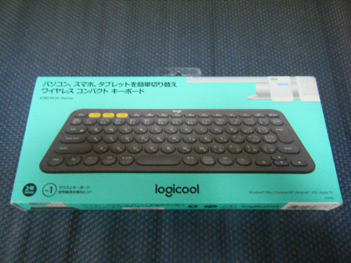 アウトレット品 LogicoolK380BK ロジクール Bluetooth ワイヤレス キーボード マルチOS:Windows Mac iOS Android Chrome対応 A-3 ...