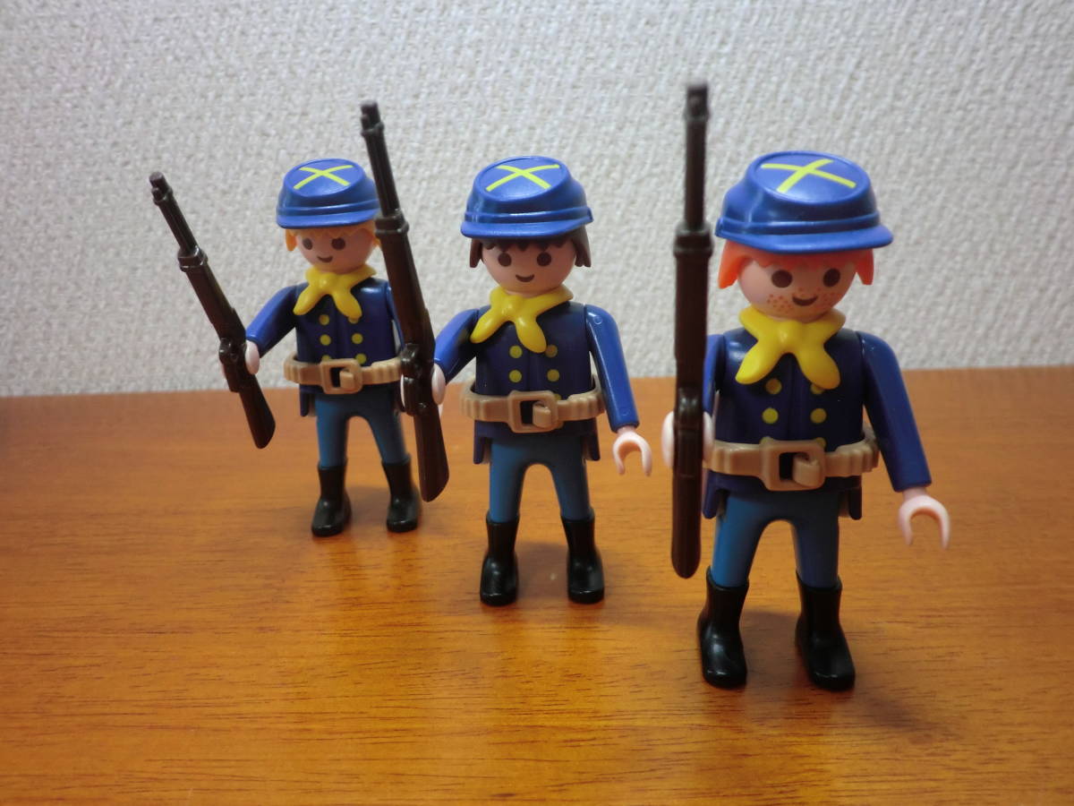 playmobil 7047 Union Soldiers 連邦軍 兵隊3人 開封品 本体のみ 検 プレイモービル アドオン ウエスタン 西部 南北戦争 北軍(プレイモービル)｜売買された ...