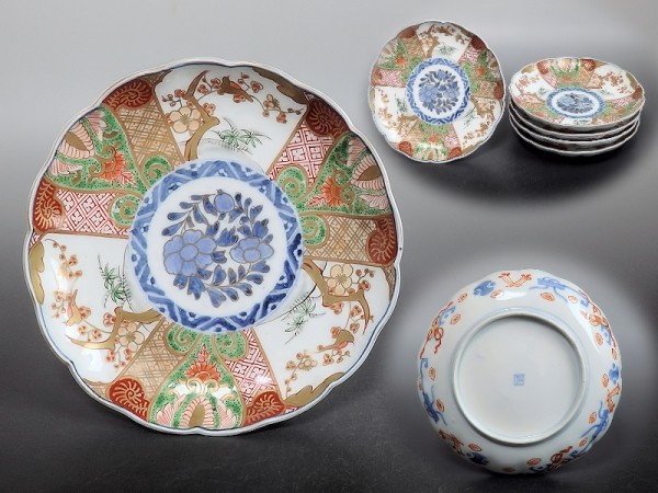 華心 BFn-C780mS 古伊万里 金襴手 牡丹に松竹梅の図 6寸皿 5枚(金襴手)｜売買されたオークション情報、yahooの商品情報をアーカイブ公開 - オークファン（aucfan.com）