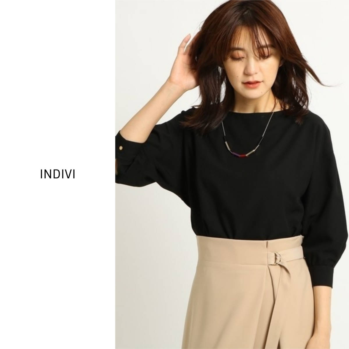 1.5万 超 インディヴィ INDIVI オーバーサイズ プルオーバーブラウス 38サイズ 日本製 E-M 2299(トップス)｜売買されたオークション情報、yahooの商品情報をアーカイブ ...